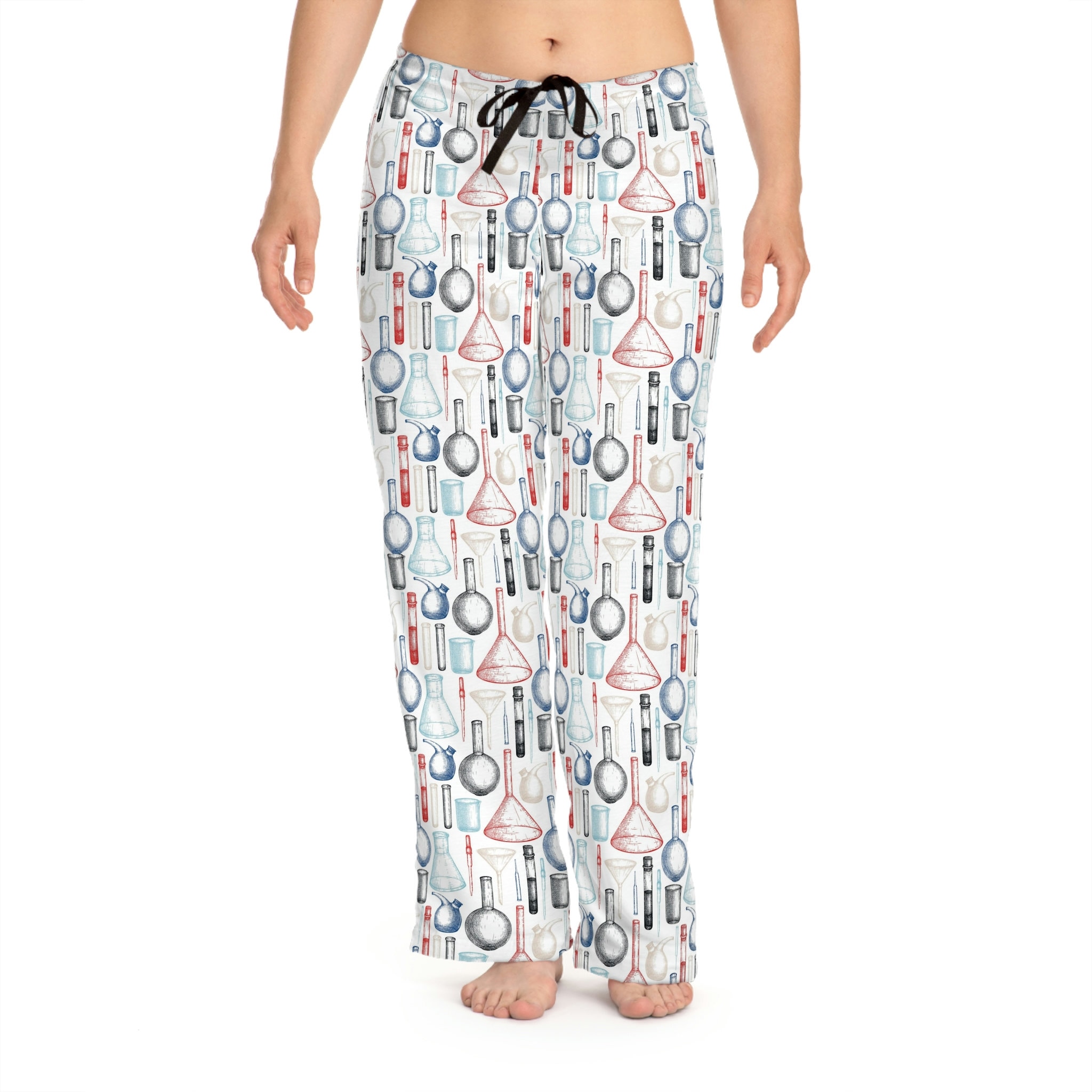 Lab Science Pajama Pants, Chemistry Pjs, Lab Themed Adult Lounge Pants ...