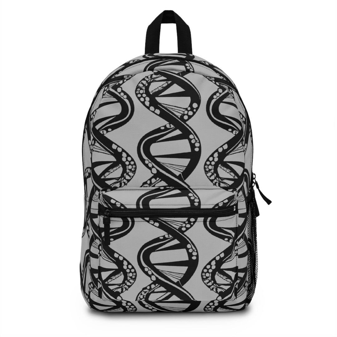DNA AI Designed Backpack, Double Stranded Helix Pattern School Bag ...