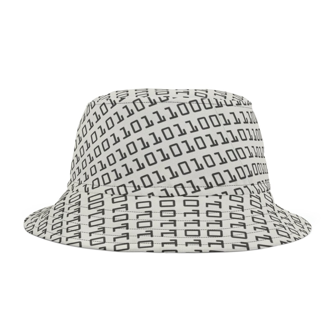 Binary Code Bucket Hat, Computer Programmer Hats, Software Engineer ...