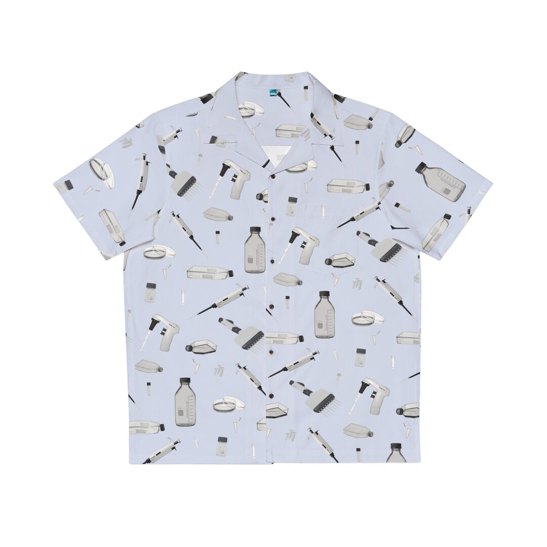 Tissue Culture Hawaiian-style Button up Shirt, Biotechnology Shirt for ...