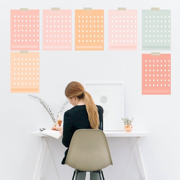 Girly Wall Calendar - Etsy