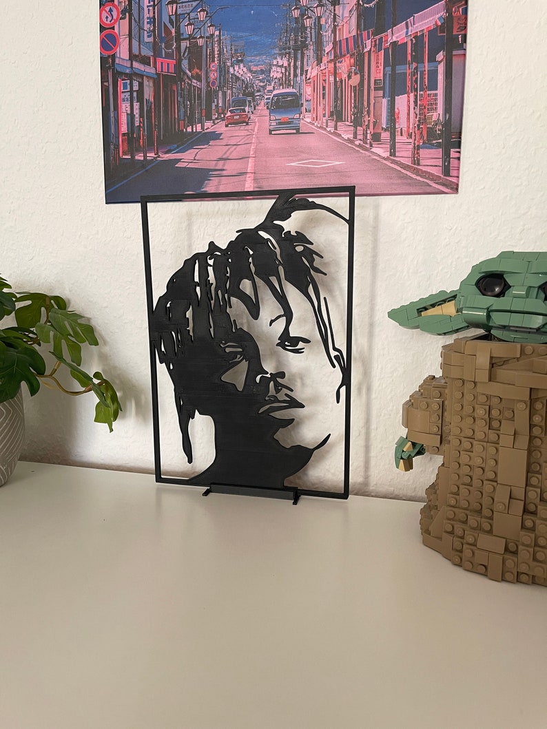 Juice WRLD Wall Art / 3D Printed / Hip Hop / Rap / Chicago / Music / US ...