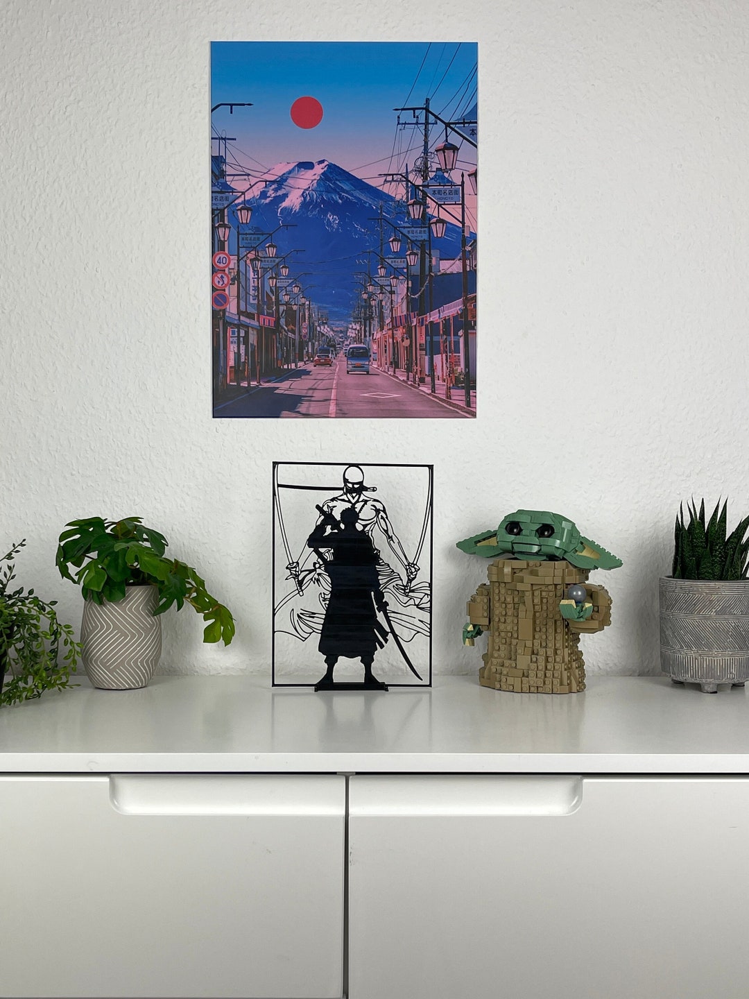Roronoa Zoro/roronoa Zoro From One Piece/ Mural/ Wall Decoration/ One ...