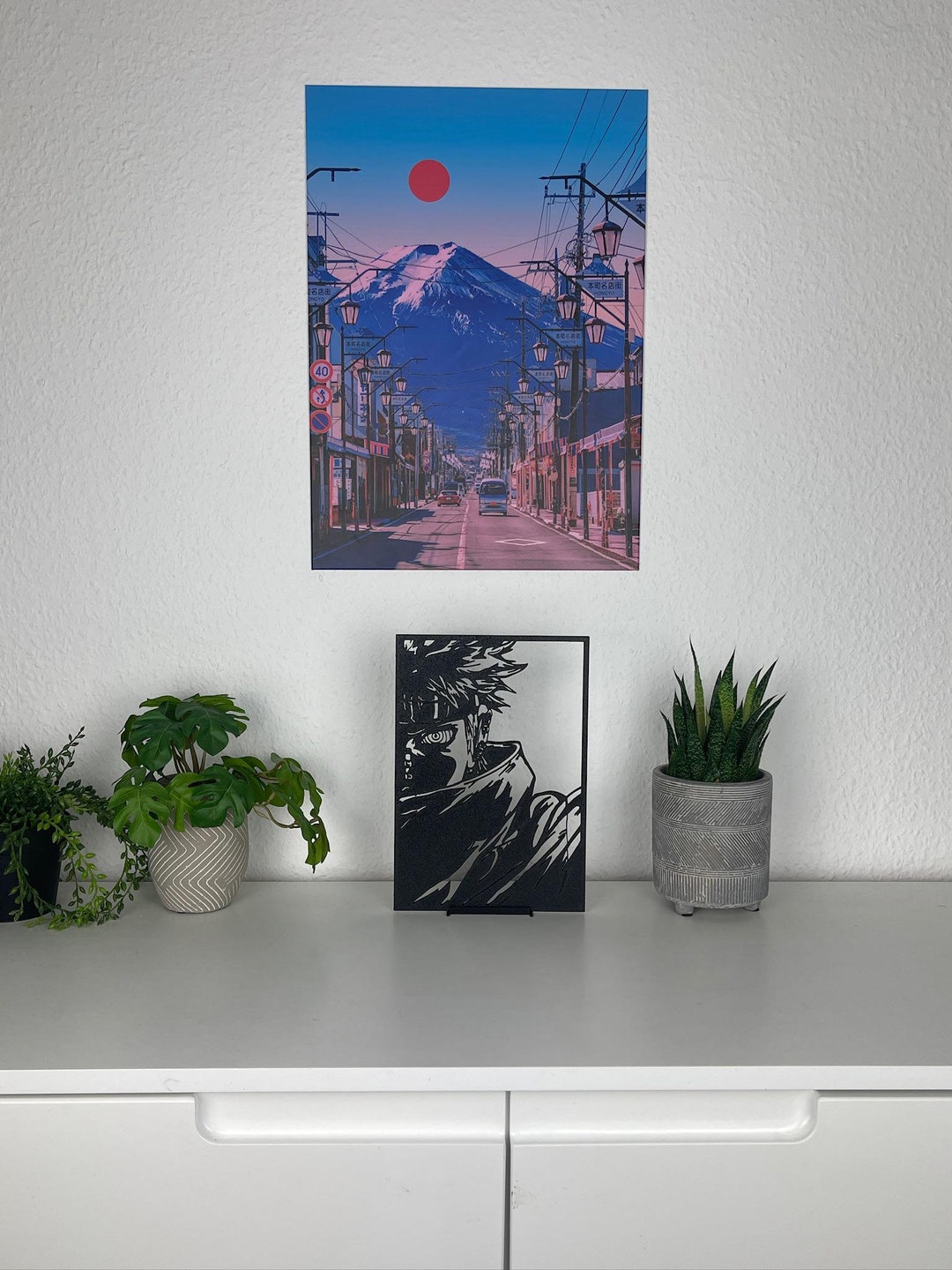 Pain Wall Mural Naruto Shippuden Wall Decoration Anime Decoration ...