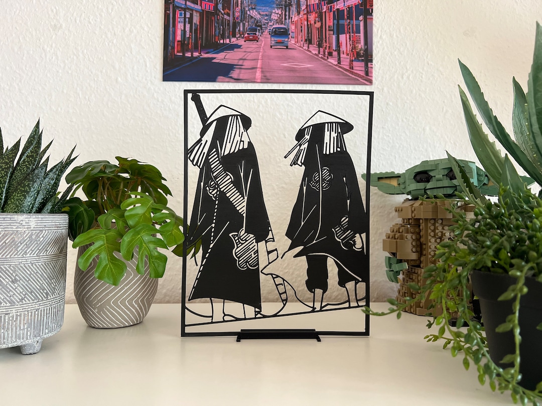 Akatsuki Mural From Naruto/ Kisame and Itachi/ 3D Printed/ Wall ...