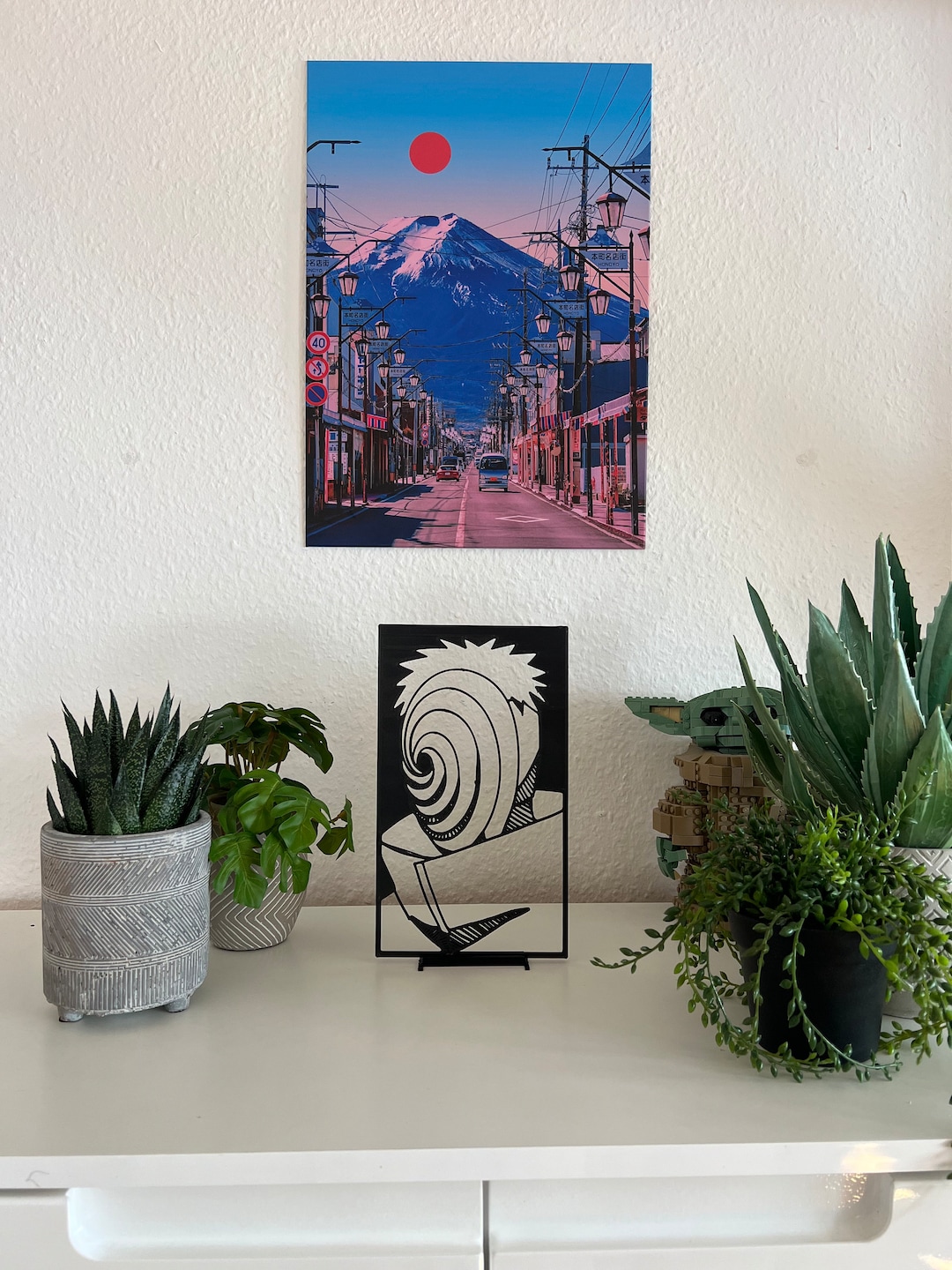 Obito Uchiha Naruto Shippuden Akatsuki Mural 3D Printed - Etsy