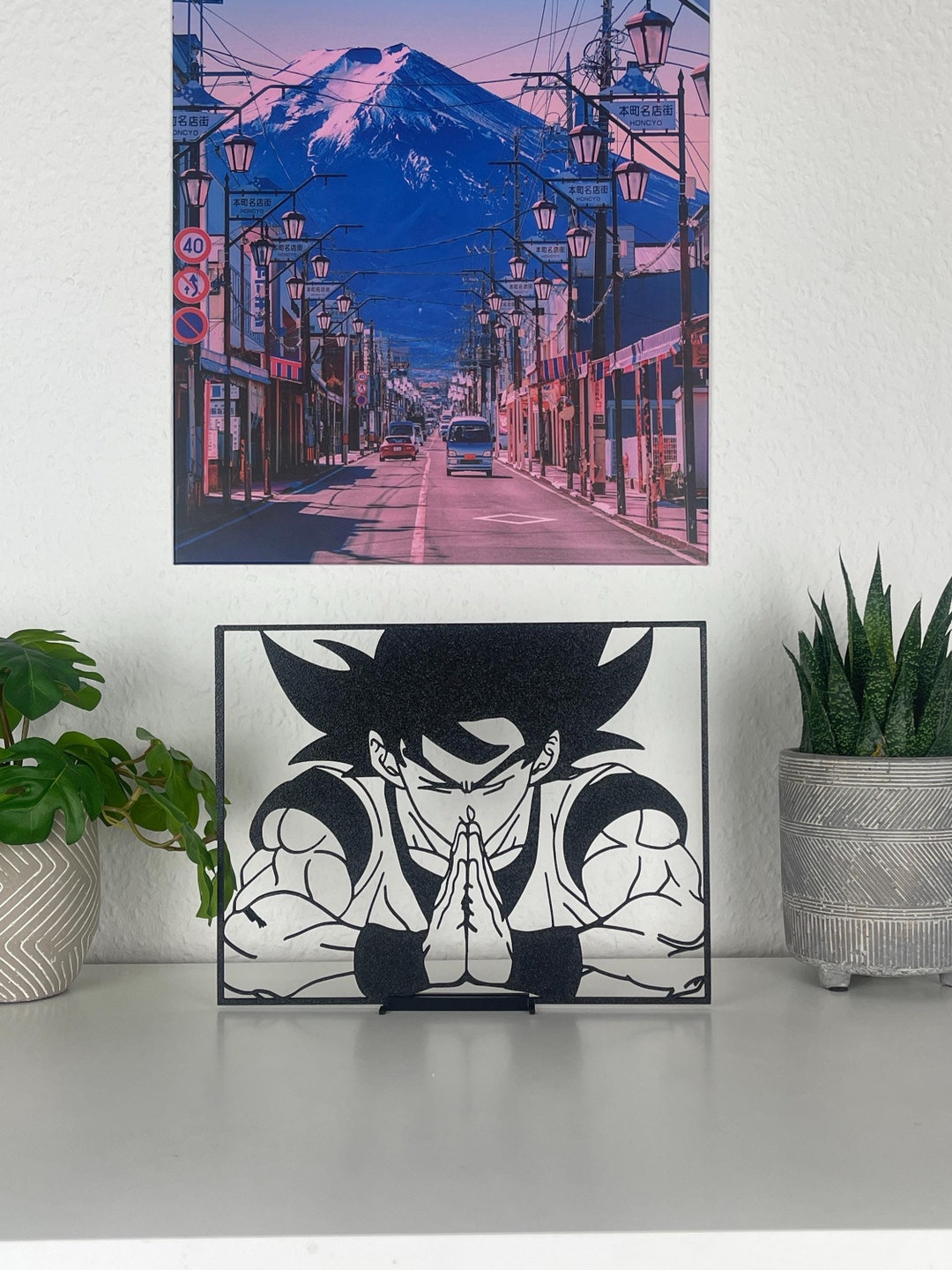 Son Goku Wall Mural Perfect Wall Decoration for Anime Fans Gift Anime ...