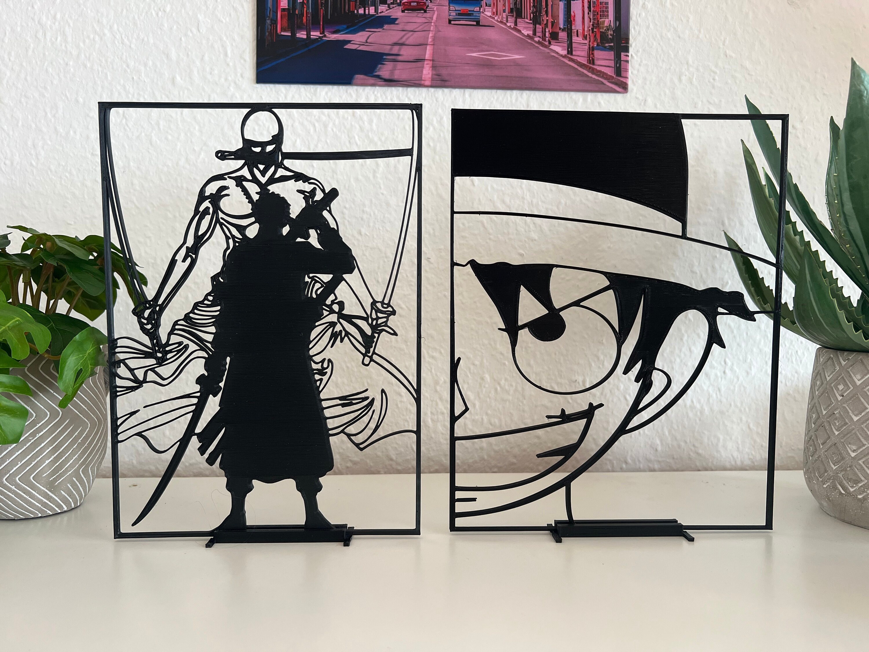 Monkey D. Luffy and Roronoa Zoro/ Roronoa Zoro/ One Piece Wall ...