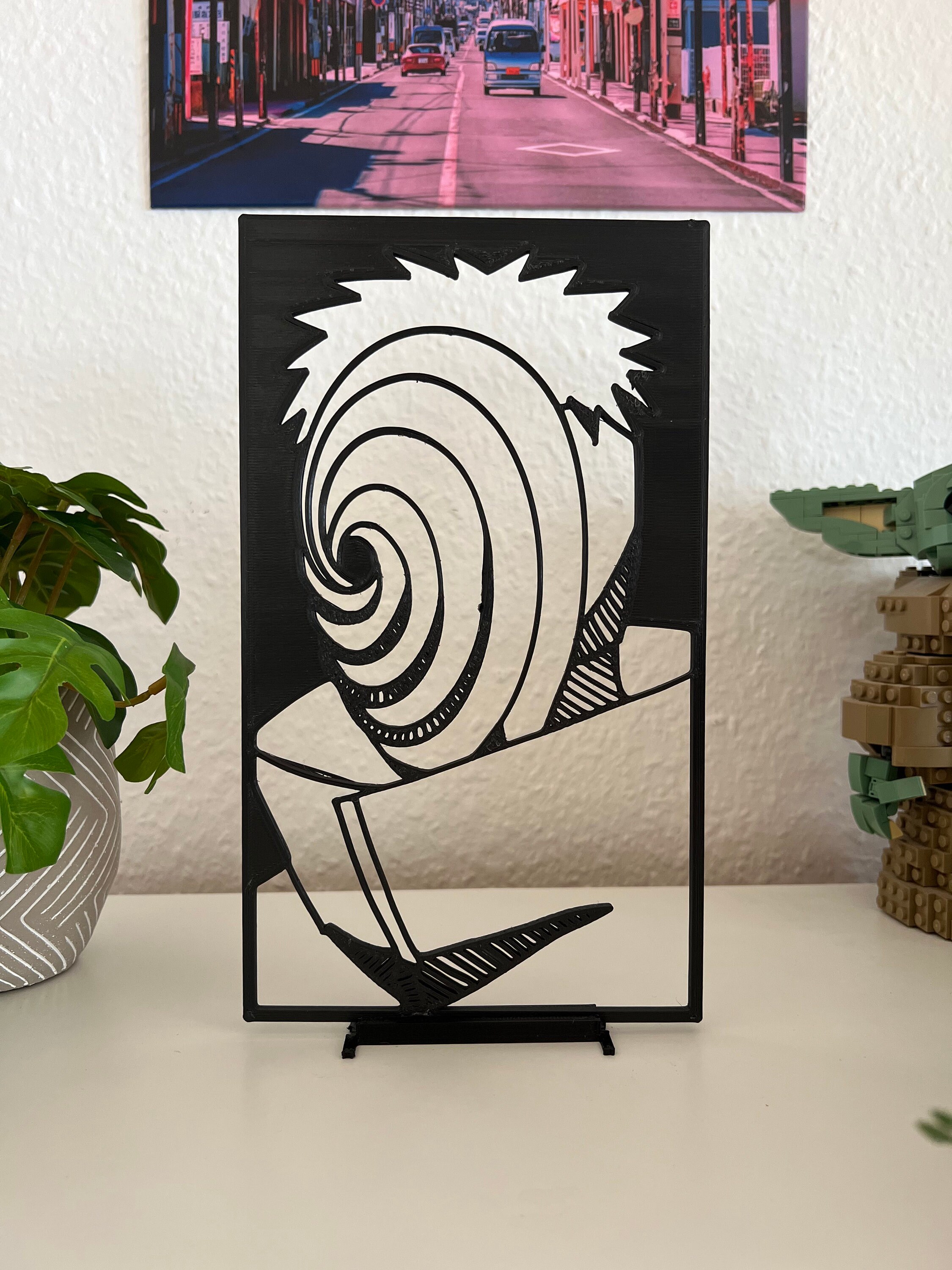 Obito Uchiha Naruto Shippuden Akatsuki Mural 3D Printed - Etsy