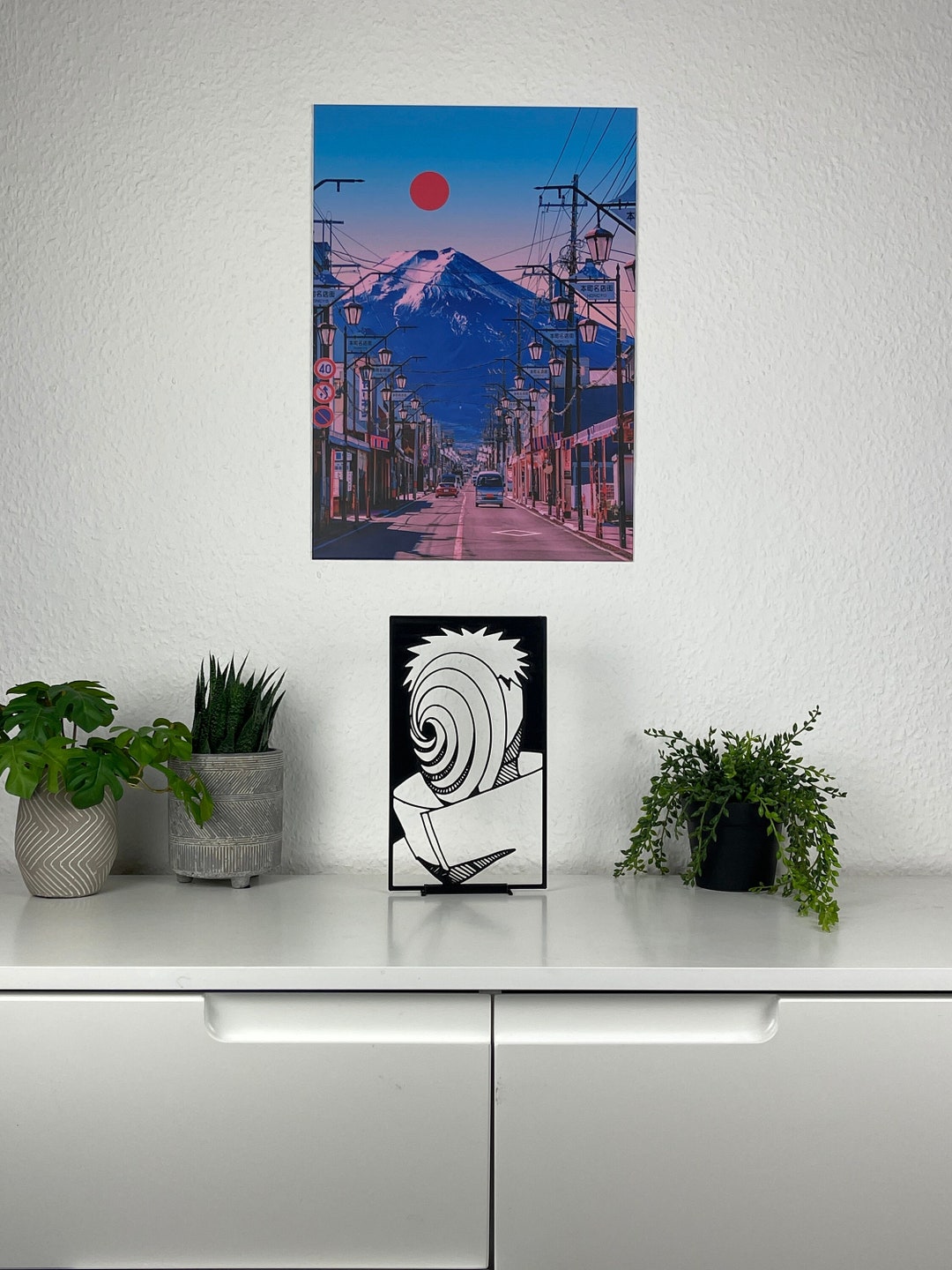 Obito Uchiha, Naruto Shippuden, Akatsuki, Mural 3D Printed, Wall ...