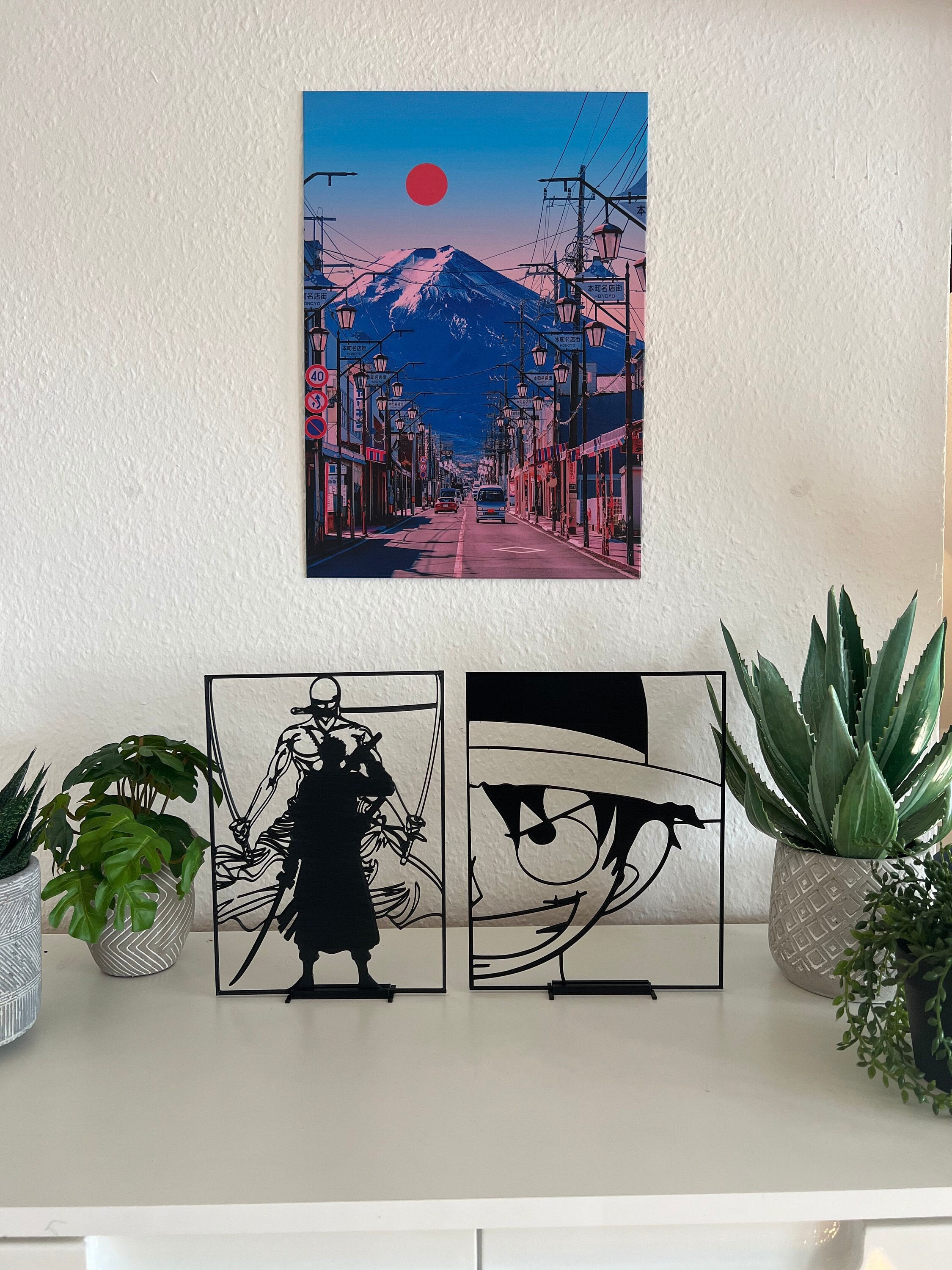 Monkey D. Luffy and Roronoa Zoro/ Roronoa Zoro/ One Piece Wall ...