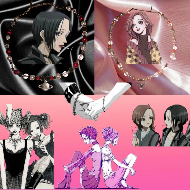 Collar inspirado en Hachi, joyas de Nana Komatsu, collares inspirados ...