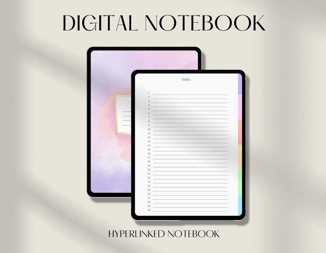 Digital Notebook Student Notebooknotes Subject Dividers Hyperlinks to ...