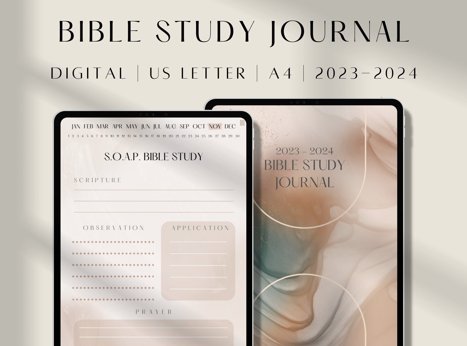 Digital Bible Study Journal Bible Study Planner Faith - Etsy