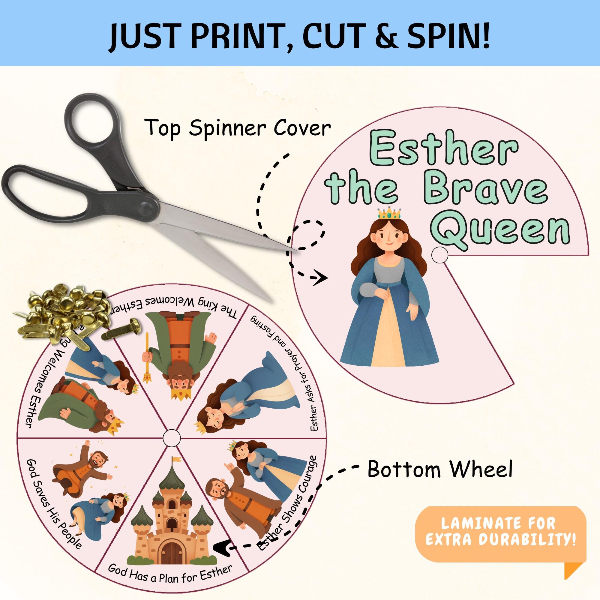 Queen Esther Bible Craft, Bible Women Colouring Page, Book of Esther ...
