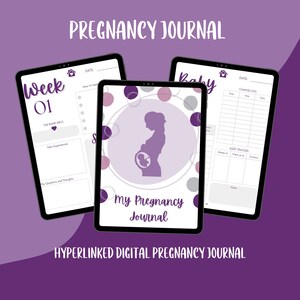 Pregnancy Journal Digital Download Pregnancy Milestone Baby Journal ...