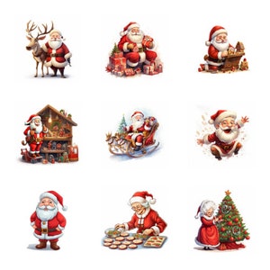 Mr & Mrs Claus Clipart Christmas Clip Art Cute Christmas Images for ...