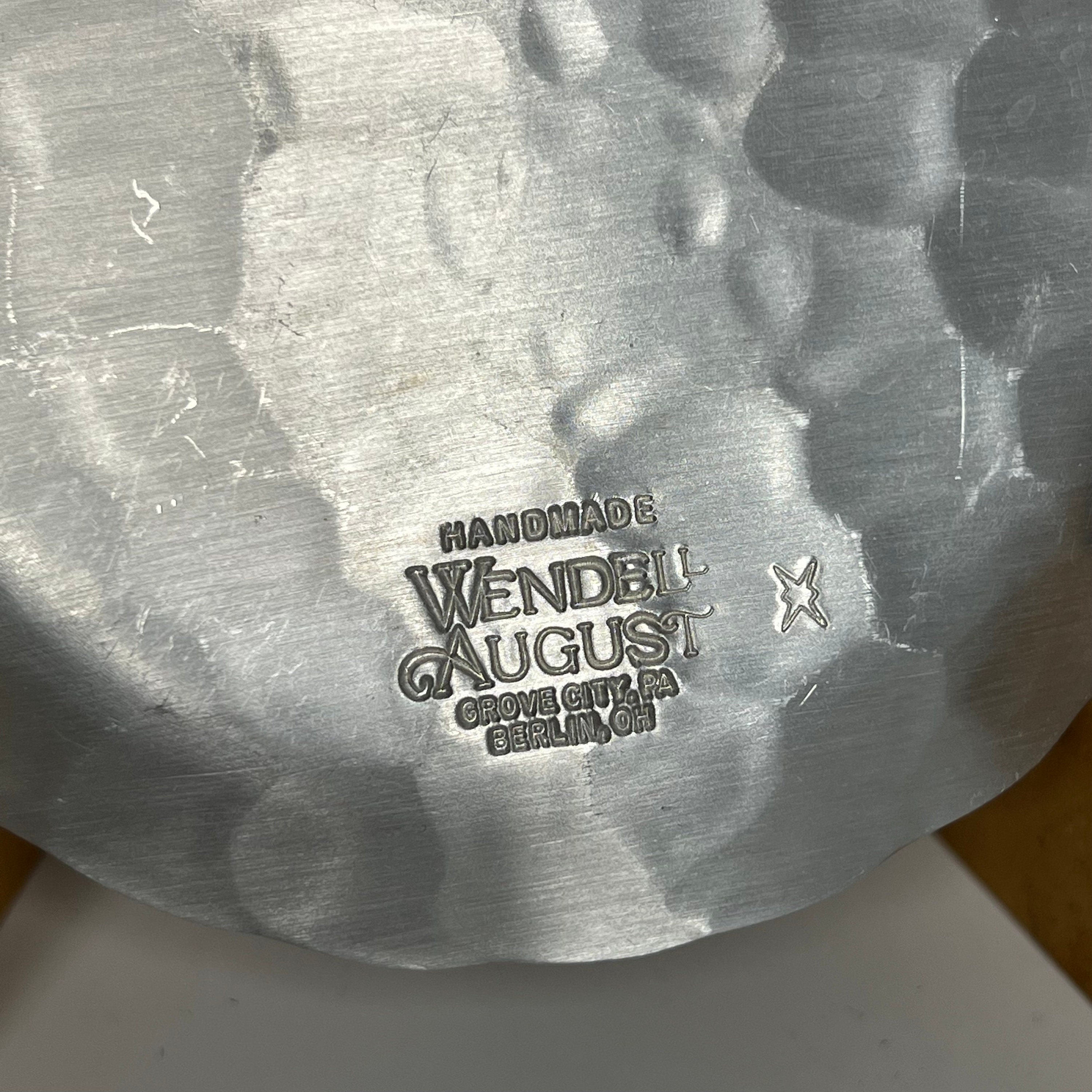 Vintage Wendell August Forge Hammered Metal Plate Trinket Tray - Etsy