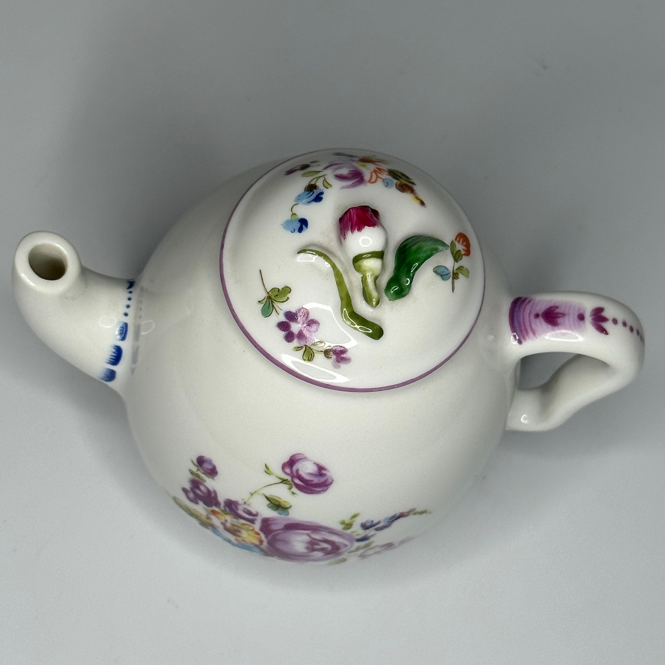 1985 Franklin Mint Fine Porcelain Miniature Vintage Teapot Victoria ...