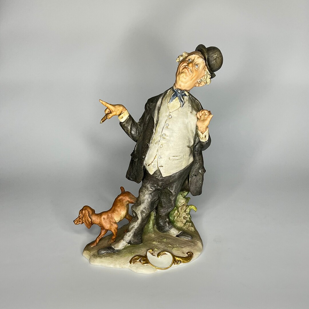 1961 Giuseppe Cappe' Capodimonte Figurine 'la Boria' - the Braggart - Etsy