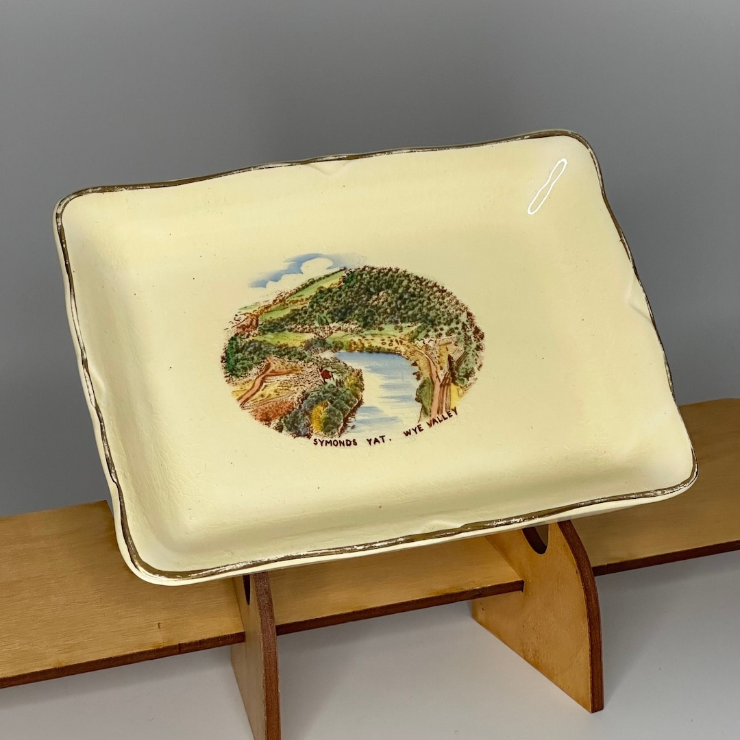 Crown Devon Fielding’s Dish Plate Symonds Yat. WYE VALLEY England - Etsy