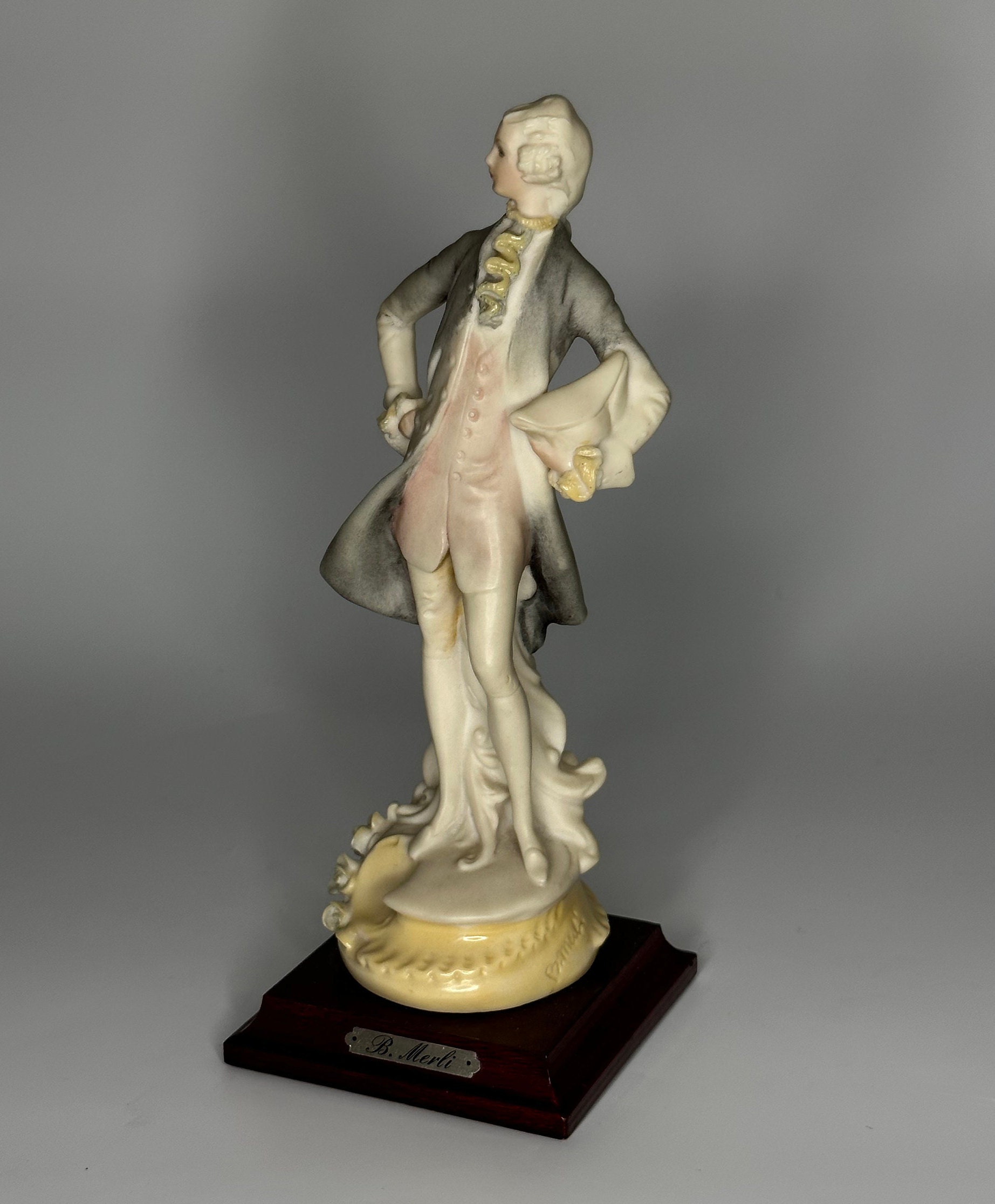 Vintage B. Merli 1984 Italian Capodimonte Porcelain Figurine of a ...