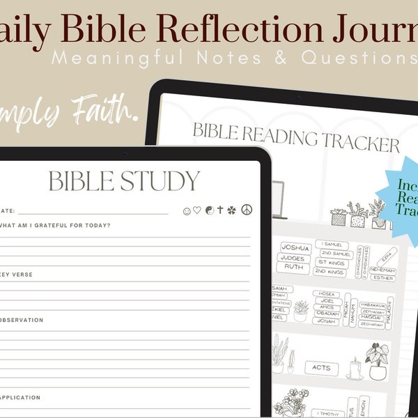 Daily Reflection Journal Printable - Etsy