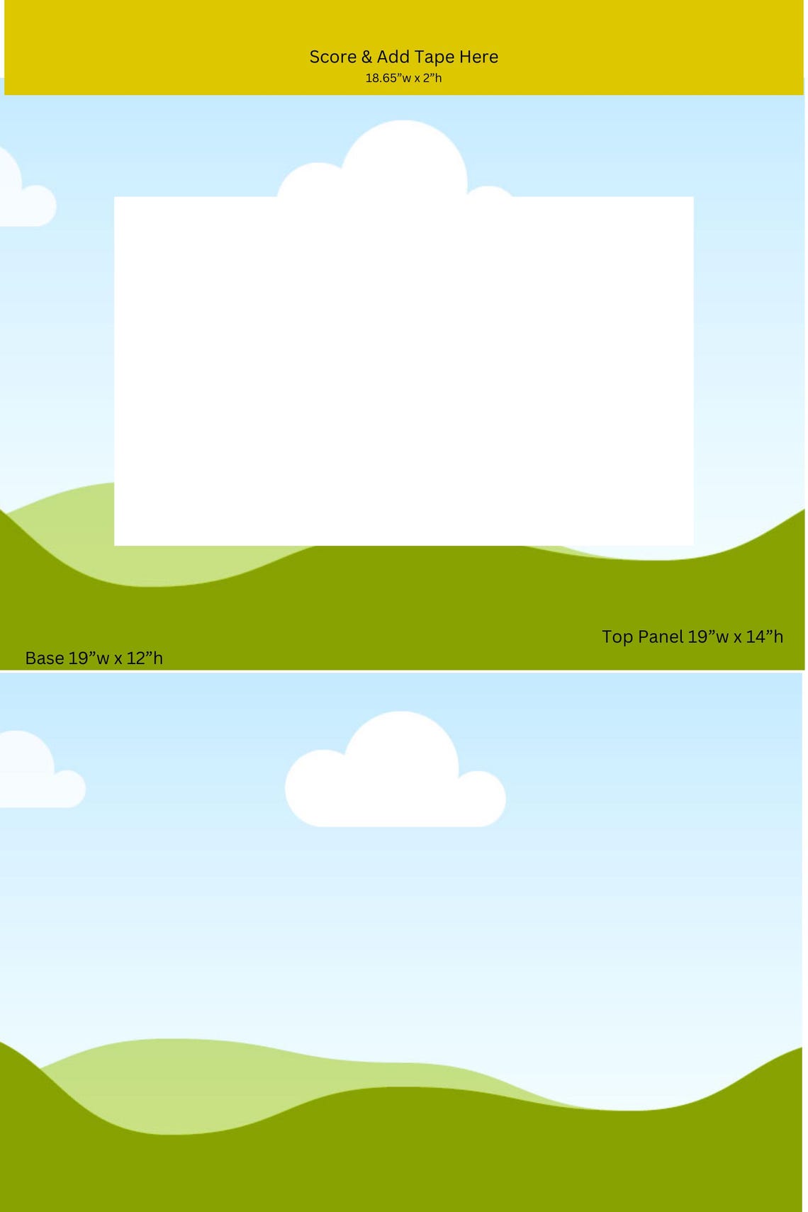 Vanity Mirror Gift Box Template Canva Frame | Gift Box Vanity Mirror ...