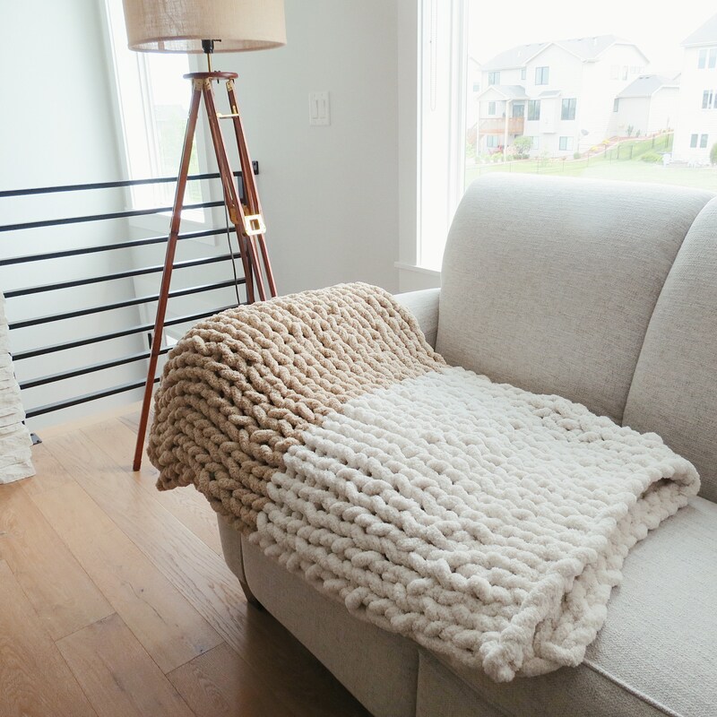 Chunky Throw - Etsy