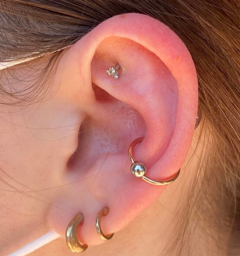 The Perfect Conch Piercing Ring - Etsy
