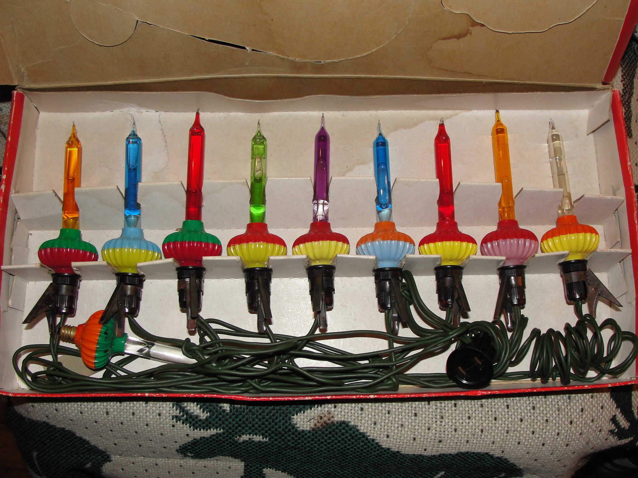 Vintage Noma Bubble Lights Set of 9 ALL Original W/rare - Etsy