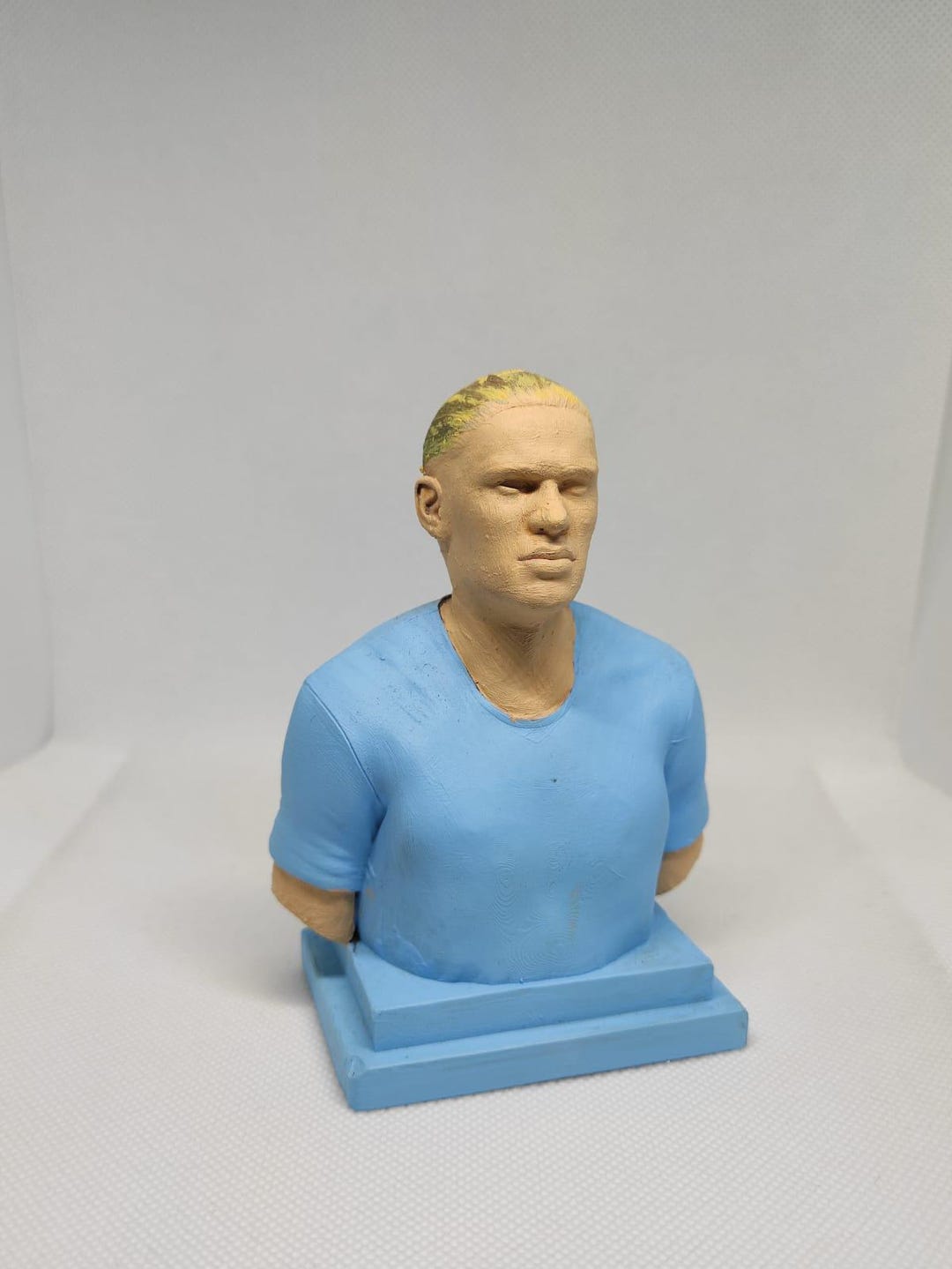Erling Haaland Erling Haaland Bust Haaland Statue Soccer Player Bust ...