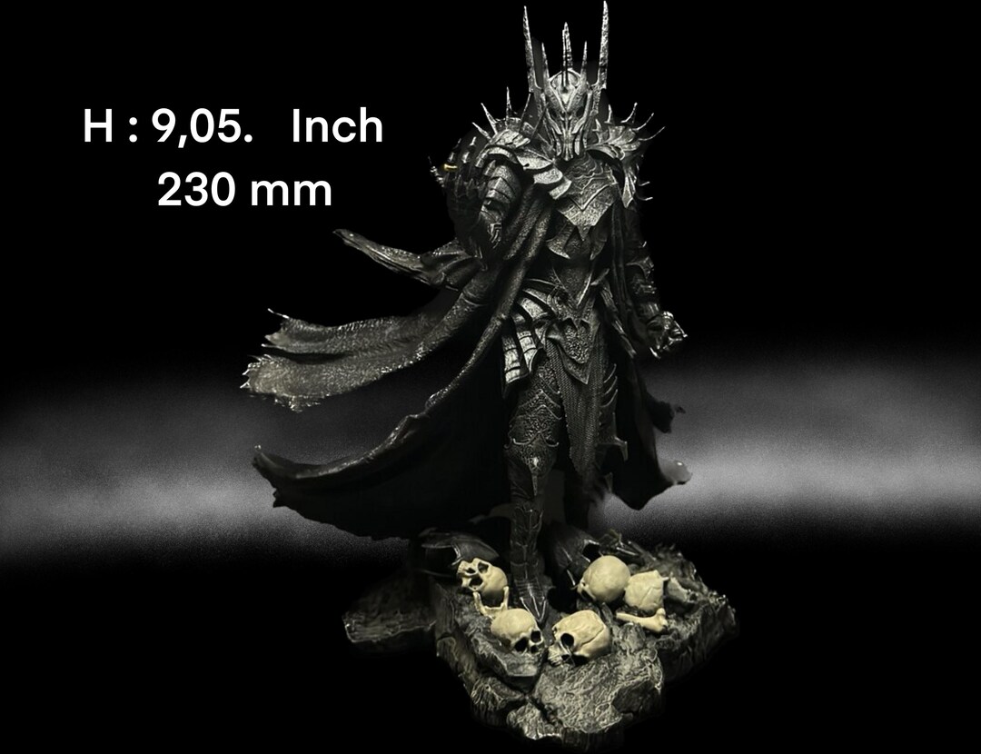 Sauron Lord of the Rings Sauron Statue 3D Christmas Gift Height 11,8 - Etsy