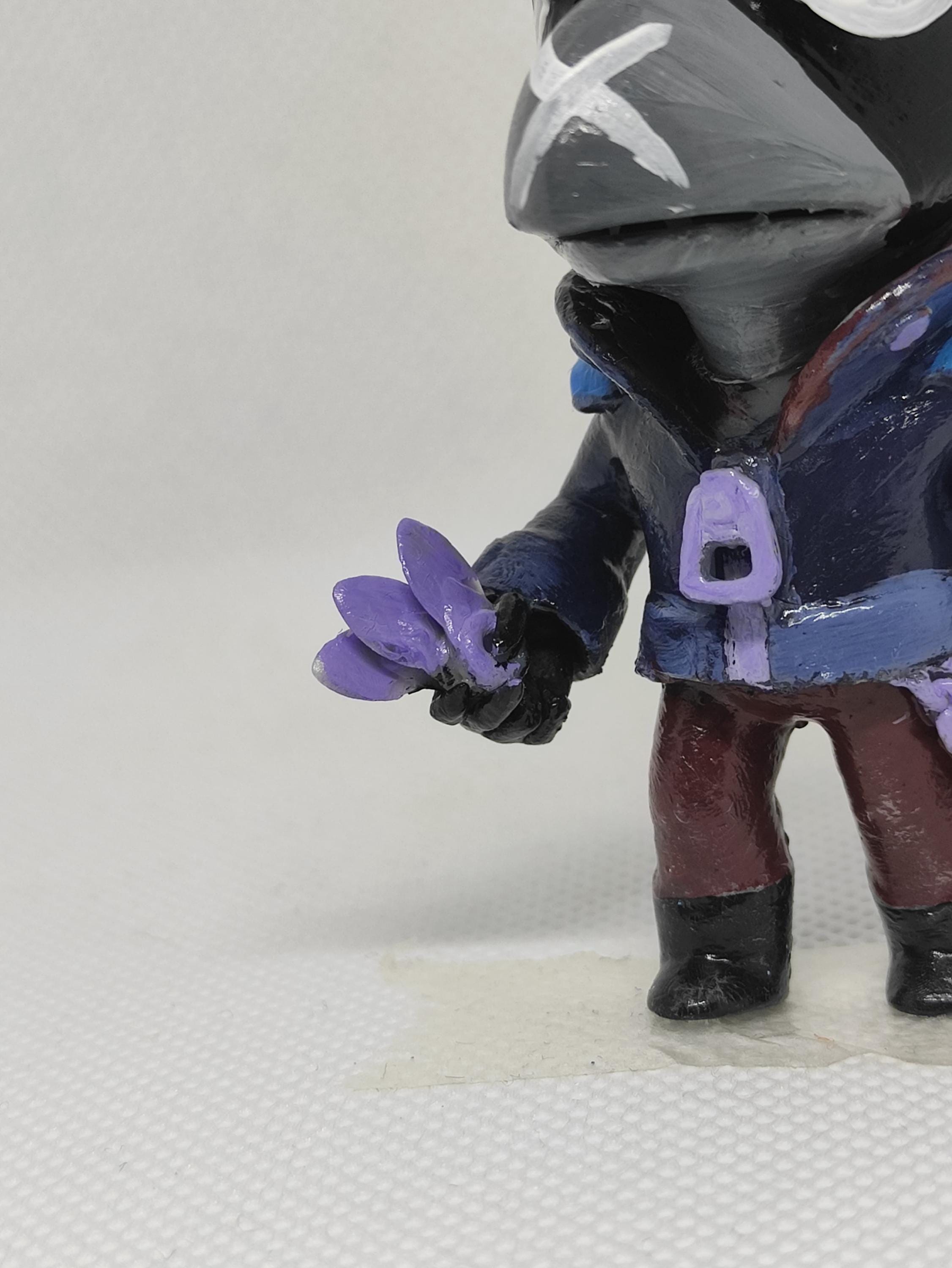 Brawl Stars Crow Character Brawl Crow Leon Figurine Birthday Gift - Etsy