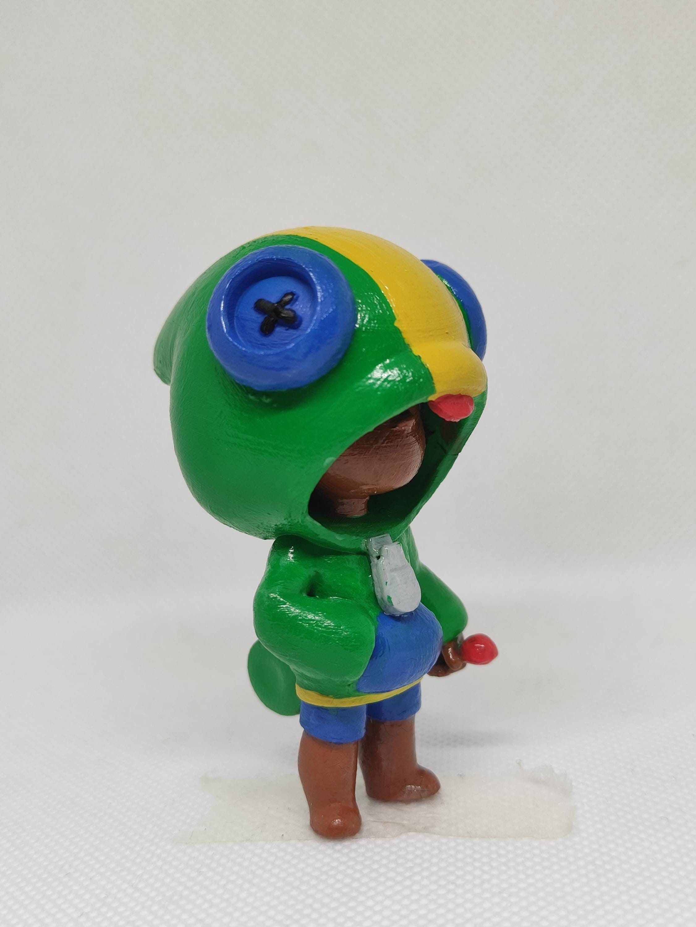 Brawl Stars Leon Character Brawl Stars Leon Figurine Handmade Leon ...