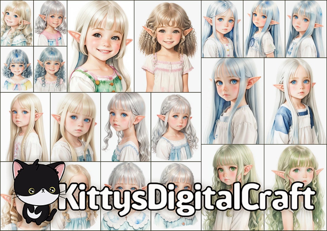 Huge Collection of Kids Forest Elves Over 80 Filesdigital - Etsy