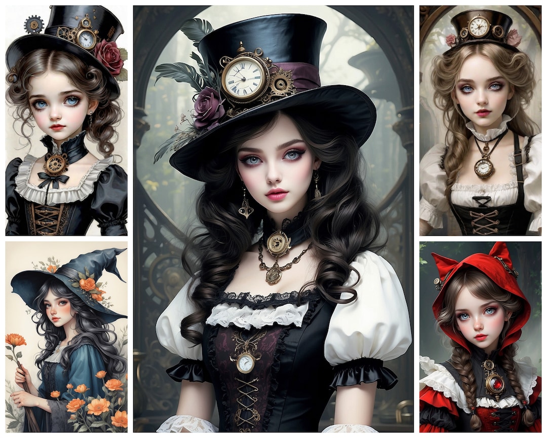Various Portraits of Book Characters 30 Files Instant Downloads ...