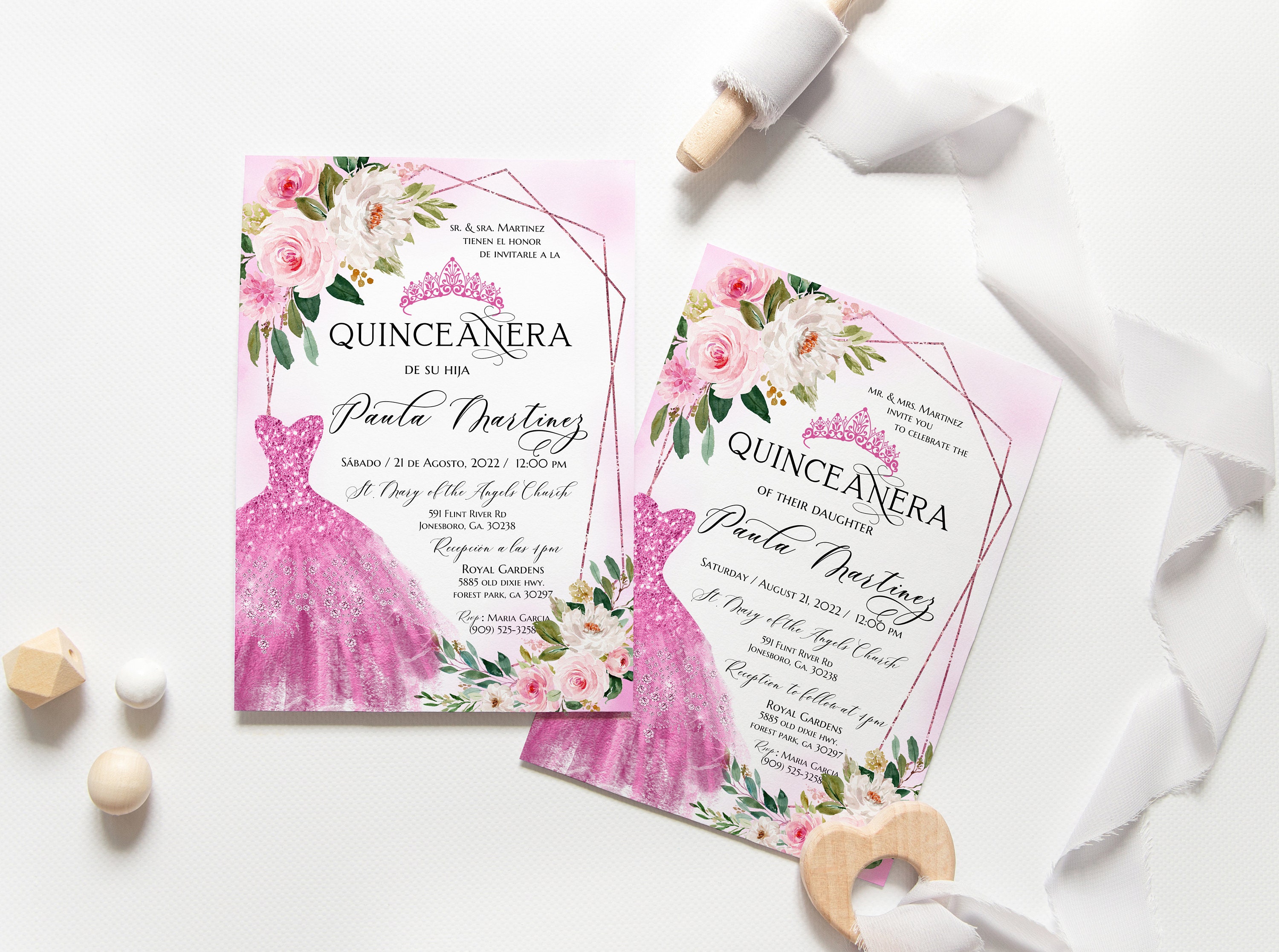 Quinceanera Invitations 2022 In Spanish