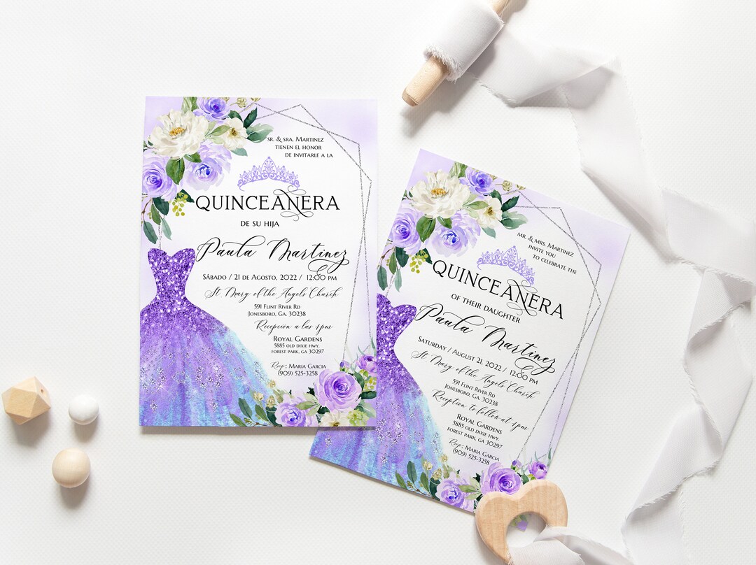 Mis Quince Anos Invitation, Invitation Spanish, Quince Invitations, 15 ...