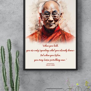 Dalai Lama Quote Printable High Quality Downloadable Print Wall Art ...