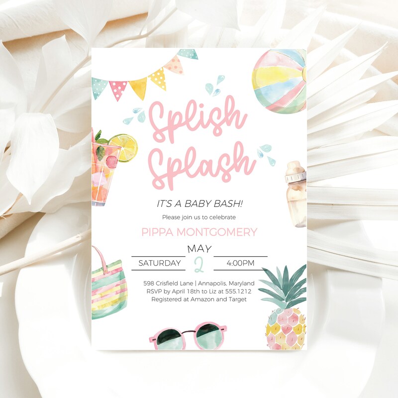 Pool Baby Shower - Etsy