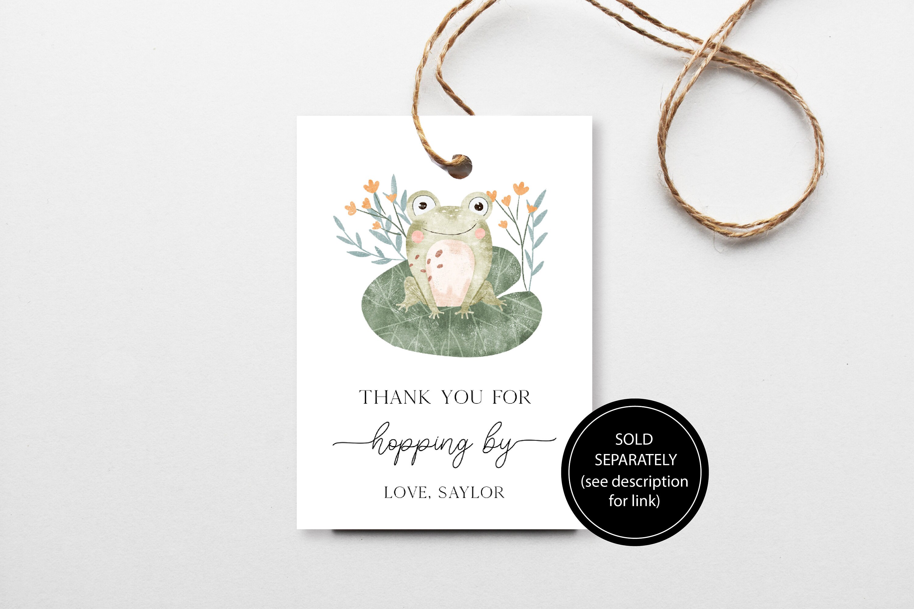 Frog Birthday Party Invitation, Editable Gender Neutral Frog Birthday ...