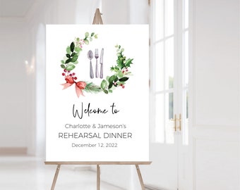 Welcome Wedding Dinner Sign - Etsy