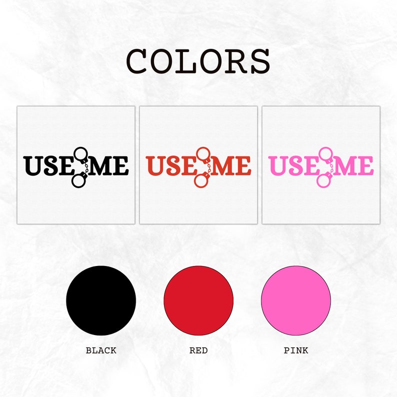 Use Me Temporary Tattoos set of 4 Gift for Her/him - Etsy