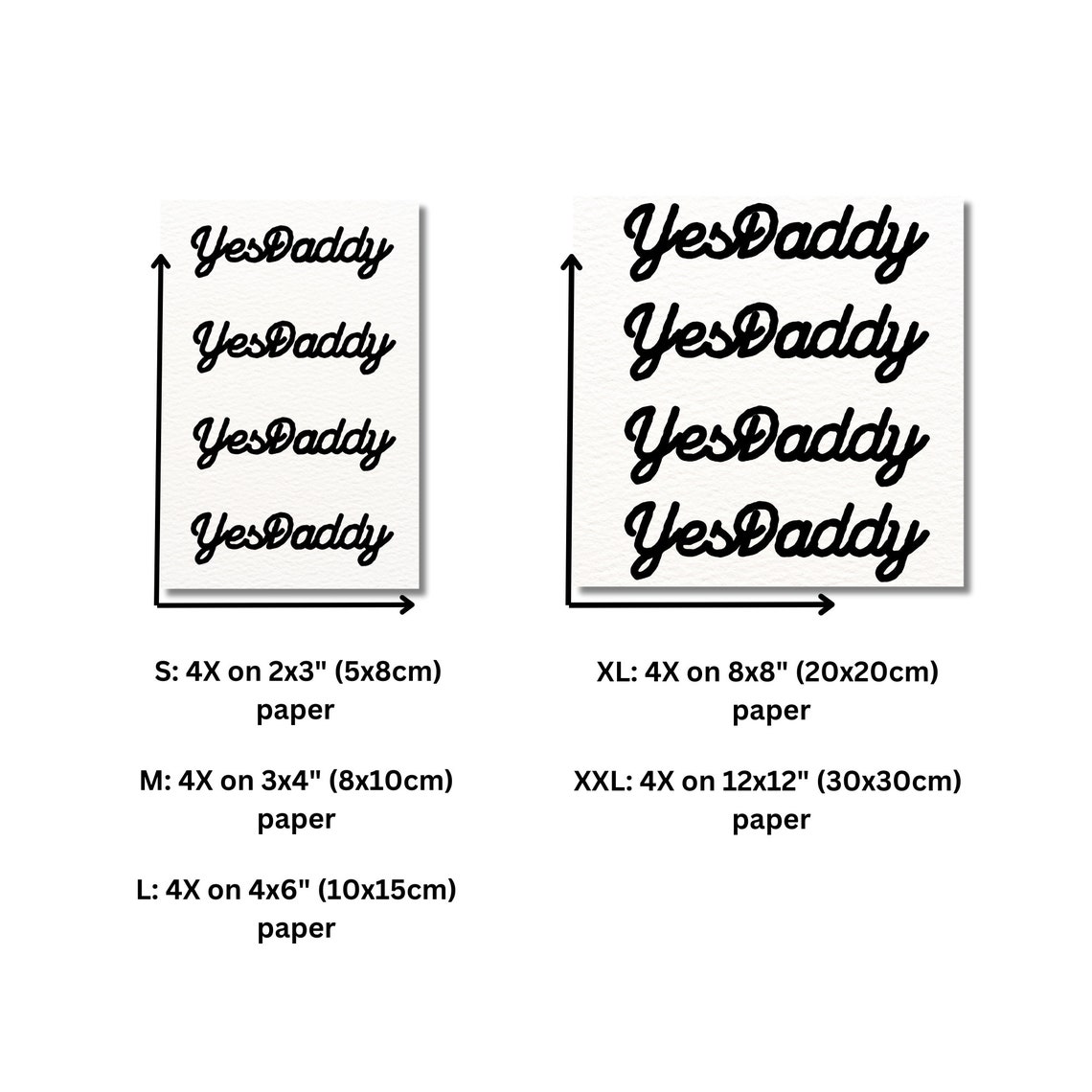 Yes Daddy Temporary Tattoos set of 4 Gift for Her/him - Etsy