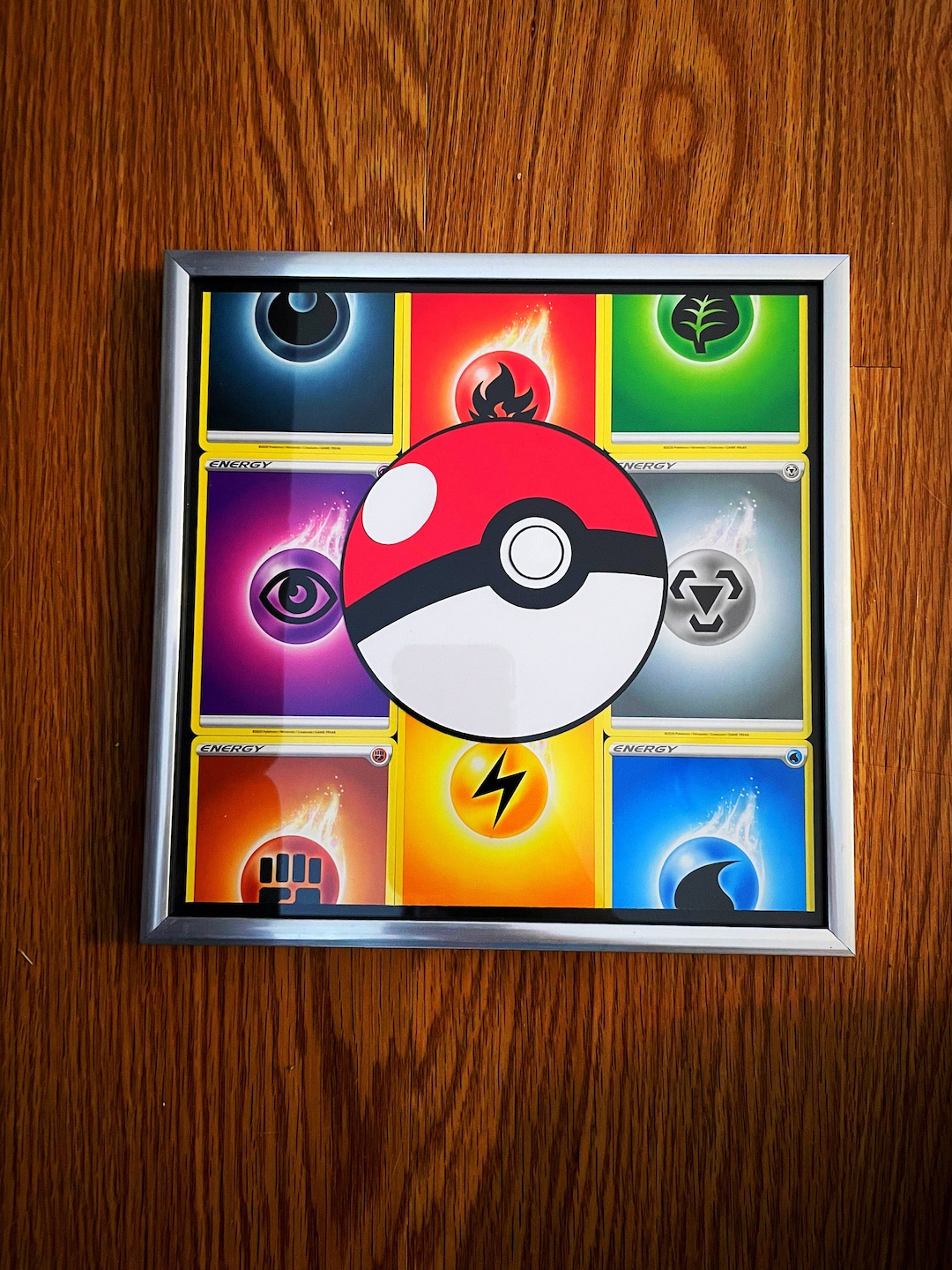 Pokemon Wall Art Using Authentic Pokemon Cards - Etsy