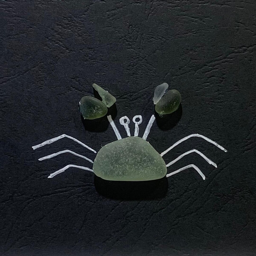 Frosted Glass Crab Frame - Etsy
