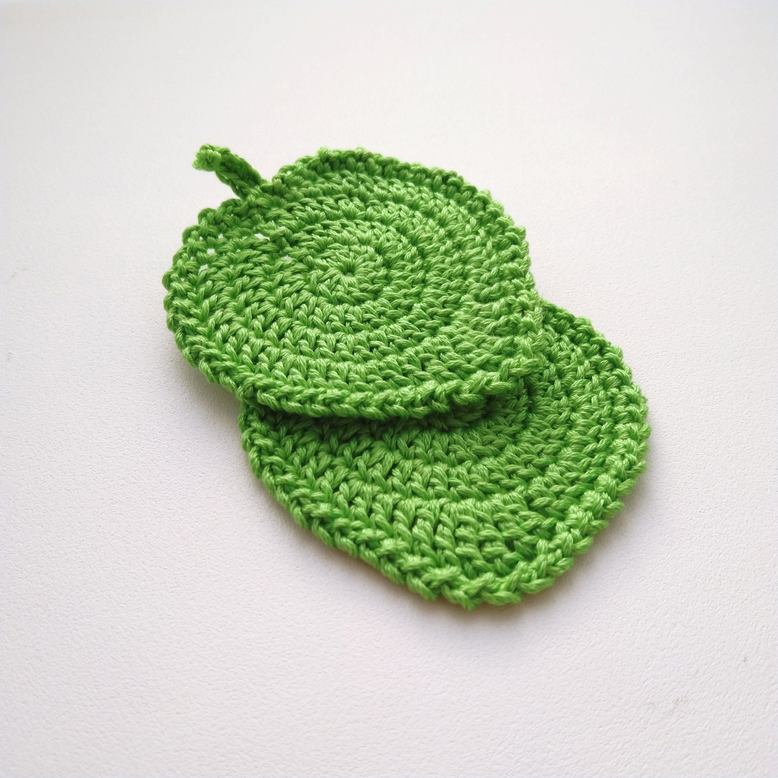 Crochet Leaf Coaster Pattern - Etsy