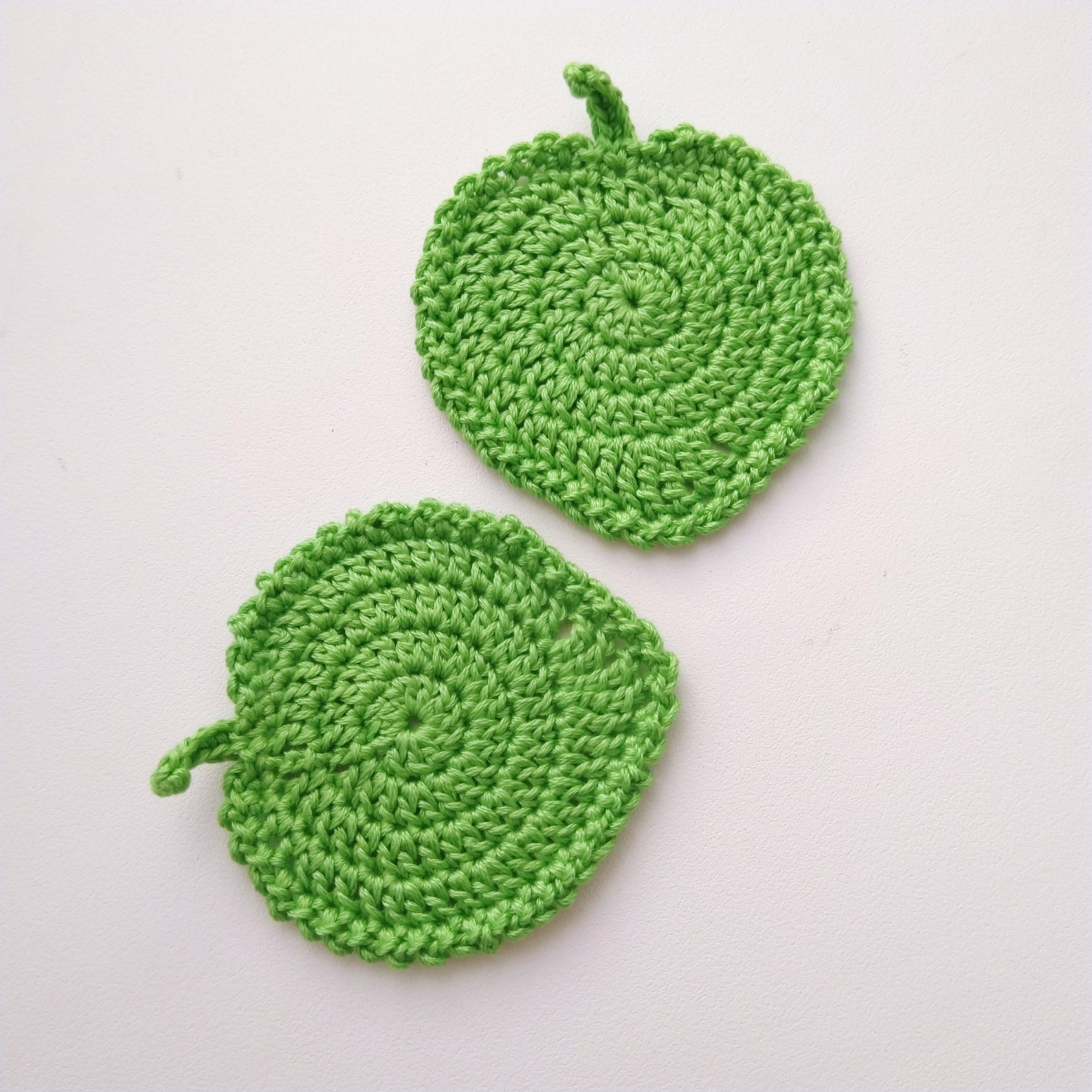 Crochet Leaf Coaster Pattern - Etsy