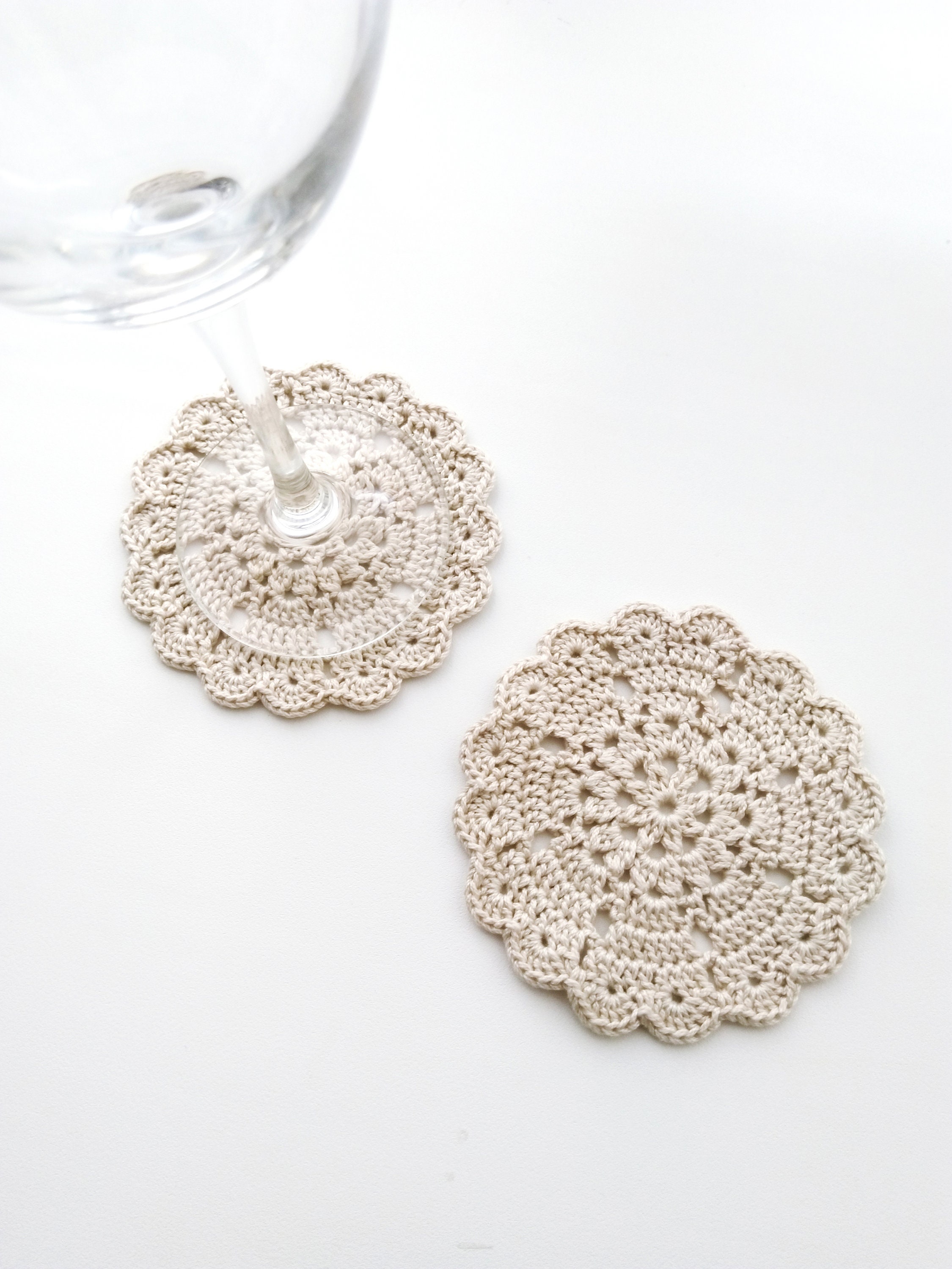 Small Crochet Doily Pattern, Crochet Coaster - Etsy